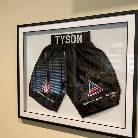 Art | Collector Edition Signed Mike Tyson Boxing Trunks | Poshmark